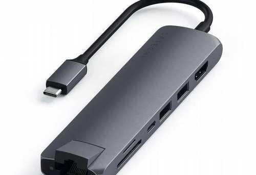 Хаб Satechi USB-C Slim Multiport Ethernet