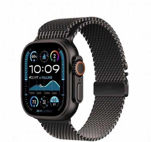 Apple Watch ultra 2 Black Milanese Loop M