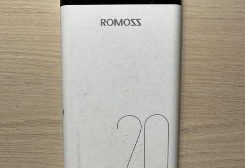 Powerbank Romoss 20 000 m/Ah