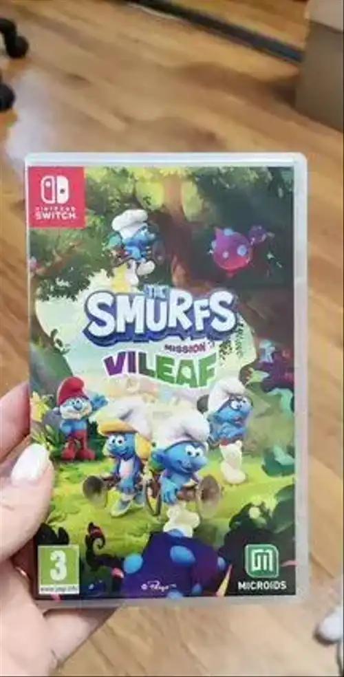 Nintendo switch The Smurfs mission vileaf Смурфики