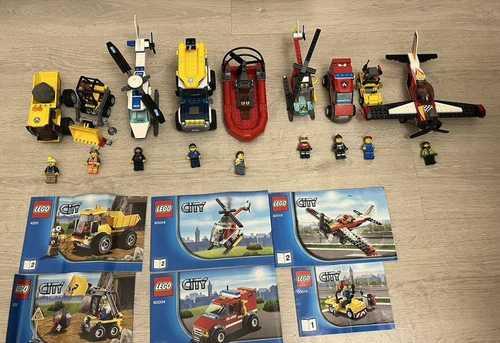 Lego City 4201, 60004, 60019, полиция
