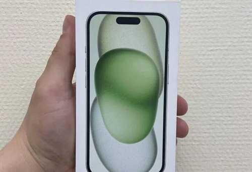 Apple iPhone 15 SIM+eSIM 128 гб, зеленый