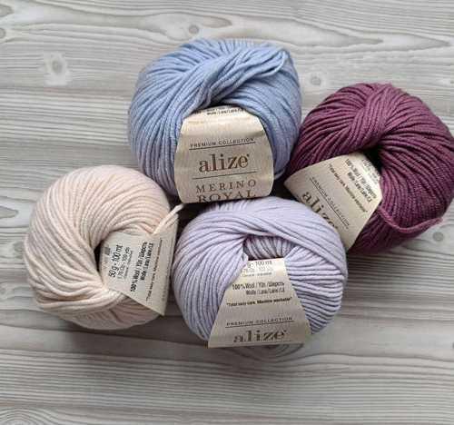 Пряжа Alize Merino Royal. Ализе Мерино Роял