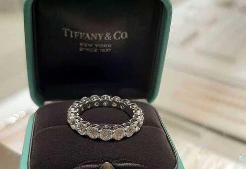 Золотое кольцо Tiffany 2.63 ct 4 гр