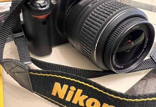 Зеркальный фотоаппарат nikon d3000 kit 18-55