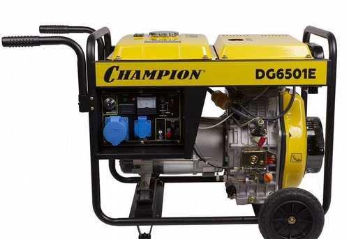 Дизельный генератор 5,5 квт Champion DG6501E