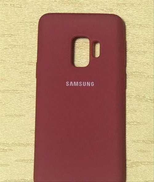 Чехол на Samsung galaxy s9 бордо