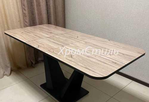 Кухонный раздвижной стол "Прадо" пластик дерево