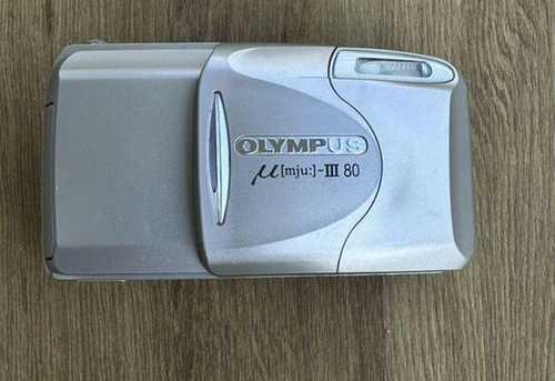 Пленочный фотоаппарат olympus mju iii