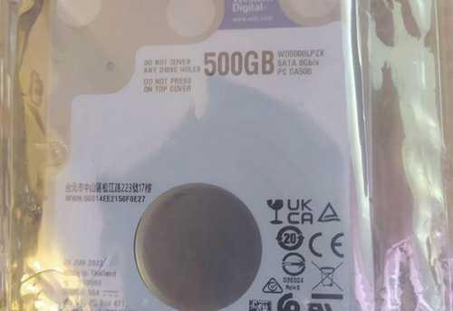 0.5 тб Жесткий диск WD Blue WD5000lpzx