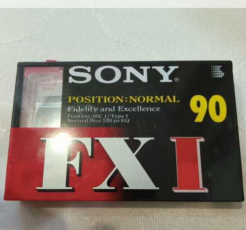 Аудиокассета Sony C-90FX1B