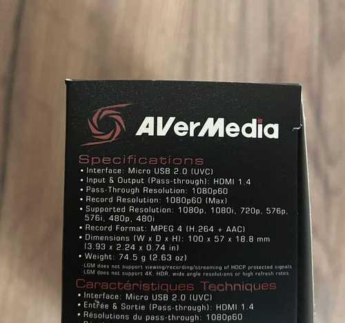 Avermedia live gamer mini