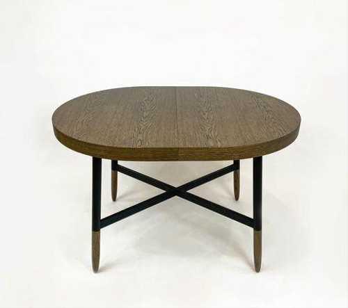 Раздвижной стол в стиле Лофт "Kombi" Темный Дуб