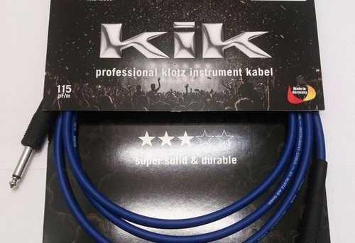 Klotz KIK 2м кабель инструментальный, синий/красн