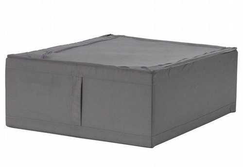 Кофр для хранения IKEA skubb, 44x55x19см, серый