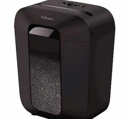 Fellowes Шредер PowerShred LX50 FS-44060(01), черный DIN P-4, 4х37мм, 9лст., 17 лтр., уничт.: скрепк