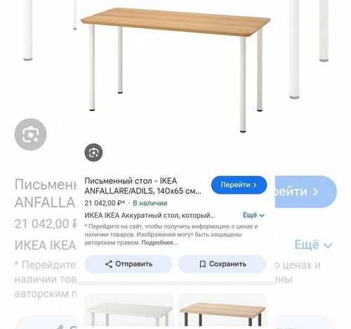 Компьютерный стол IKEA