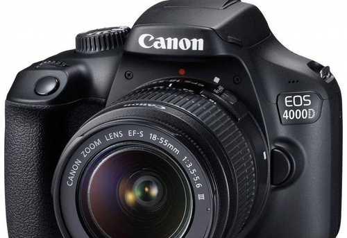 Canon EOS 4000D EF-S 18-55mm III Black