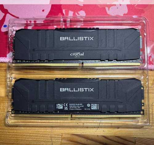 Оперативная память Crucial Ballistix Black DDR4