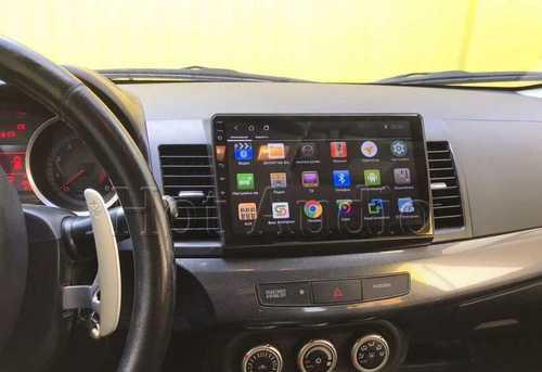 Магнитола android на mitsubishi lancer 10