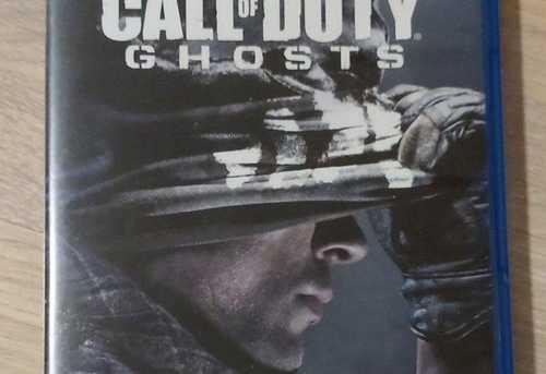 Диск Call of duty ghosts ps4