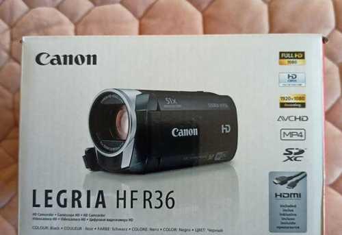 Видеокамера canon legria HF R36