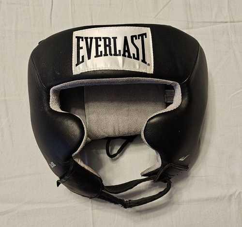 Шлем боксерский Everlast кожаный XL