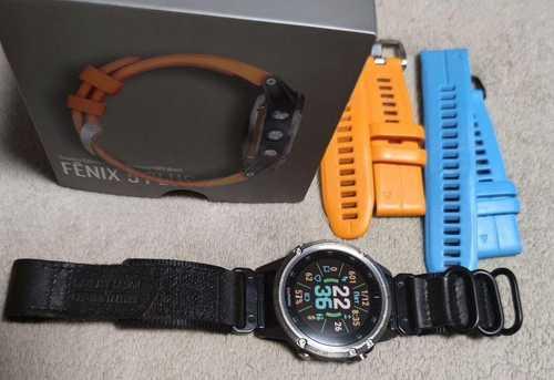 Часы Garmin Fenix 5 plus sapphire titanium