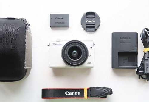 Фотоаппарат Canon M100 kit (отл сост) + сумка