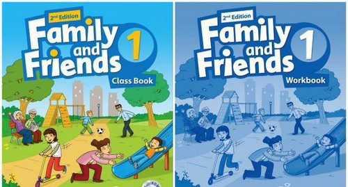 Книга и раб.тетрадь Family and Friends (1-2 части)