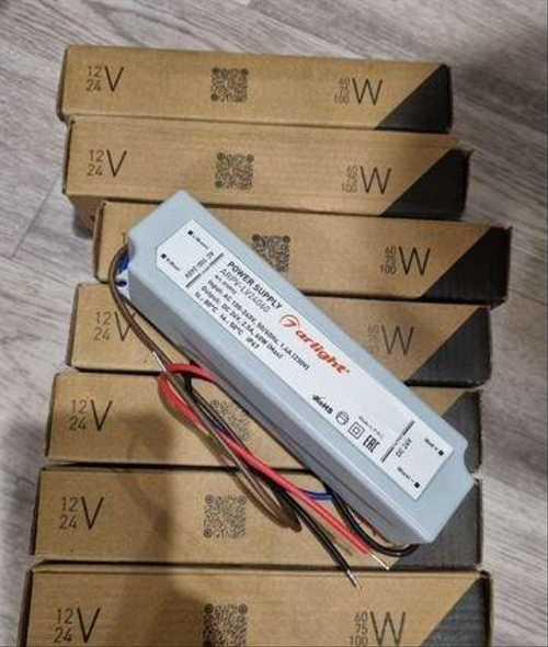 Блок питания 24v 2,5a 60w arlight