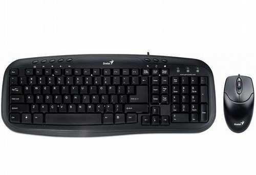 Клавиатура и мышь Genius KM-200,черный