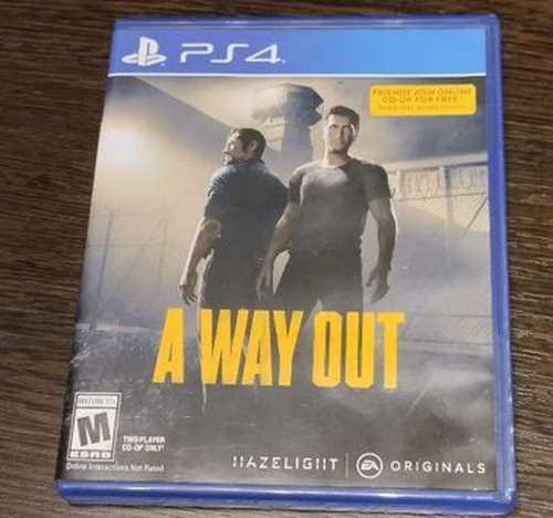 A way out ps4 диск