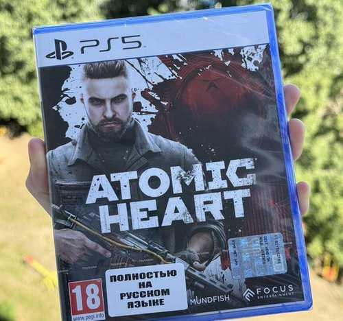 Atomic heart ps5 (новый запечатанный) диск игра