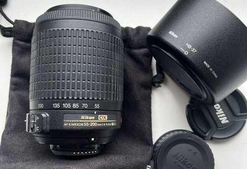 Объектив Nikon 55-200 mm 4-5.6G VR