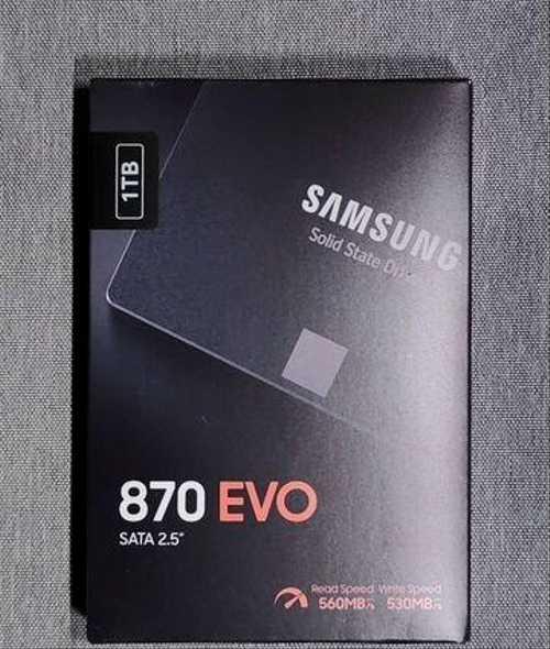 Samsung EVO 870 1 TB 2.5 дюйма, новый