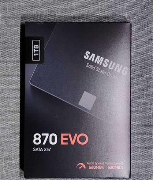 Samsung EVO 870 1 TB 2.5 дюйма, новый