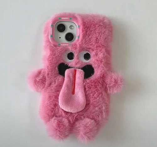 Пушистый чехол для iPhone
