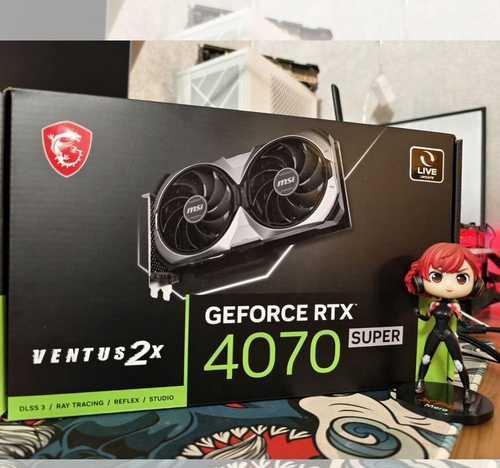 MSI Ventus 2X RTX 4070 Super, сиилинк