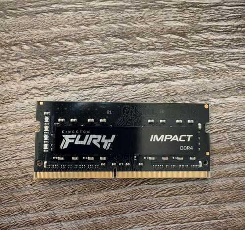 Оперативная память Kingdton Fury DDR4