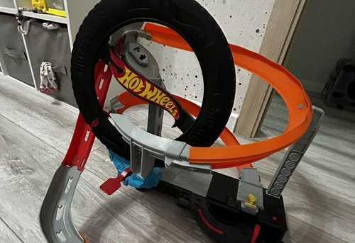 Автотрек hot wheels шиномонтаж