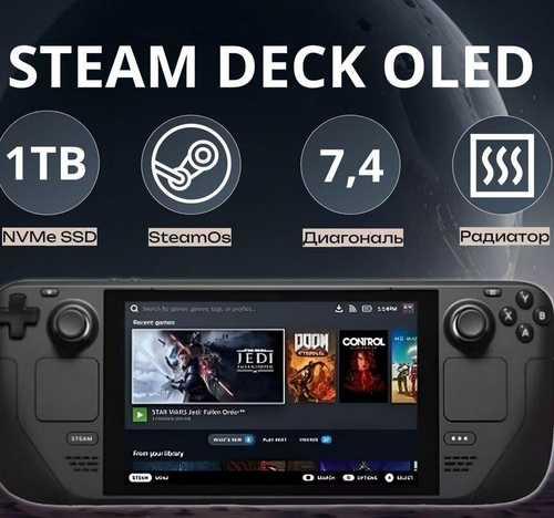 Приставка Valve Steam Deck oled 1Tb   радиатор