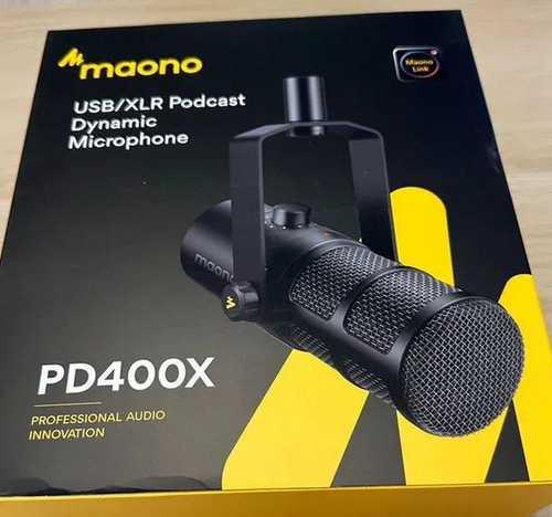 Динамический микрофон Maono pd400x (новый)