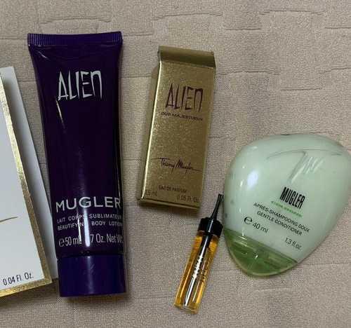 Mugler alien набор