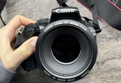 Фотоаппарат Canon d1100 50mm 1:1.4