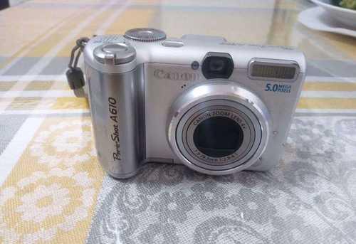 Компактный фотоаппарат Canon PowerShot A610