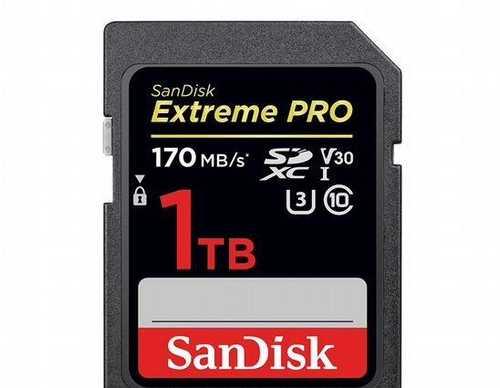 Карта памяти SanDisk sdxc 1TB Extreme Pro UHS-I V3