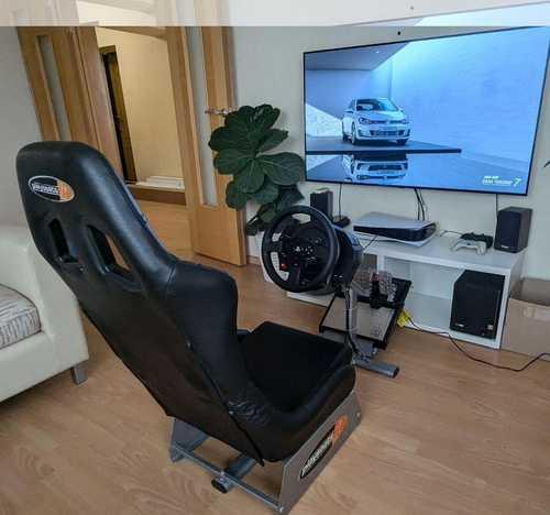 Руль thrustmaster t300 rs gt + T-LCM + кокпит