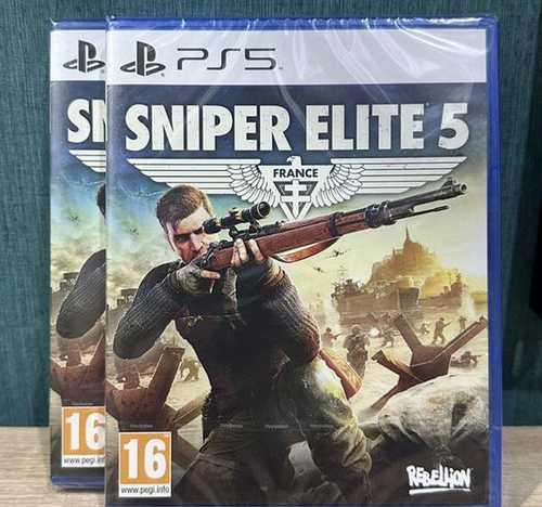 Игра PS5 Sniper Elite 5. Диск новый