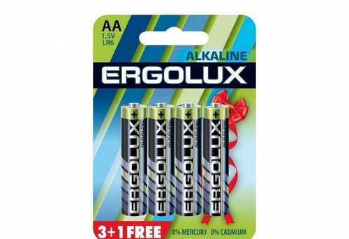 Ergolux Alkaline LR6 BL 3+1(free) (LR6 BL3+1, бата